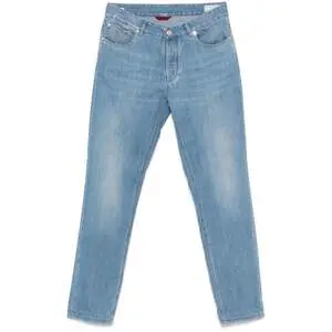 Brunello Cucinelli Slim-fit Denim Jeans - Multicolor