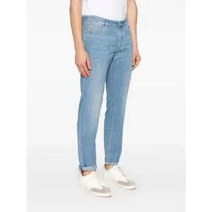 Brunello Cucinelli Slim-fit Denim Jeans - Multicolor
