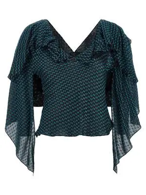 Kiko Kostadinov V Neck Blouses