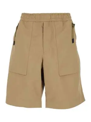 Moncler Technical Fabric Bermuda Shorts - Multicolor