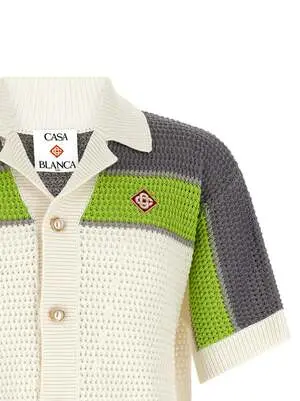 Casablanca Stripe Crochet' Shirt