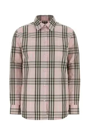 Burberry Embroidered Cotton Shirt - Multicolor