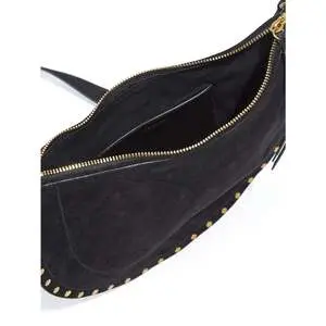 Isabel Marant Étoile Calf Suede Satchel With Stud Embellishment