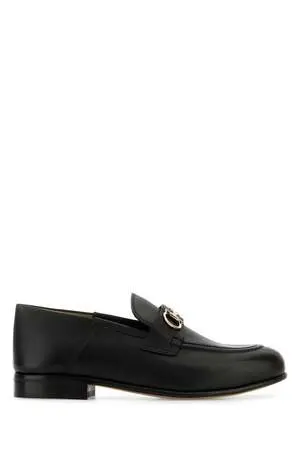 FERRAGAMO Ottone" Horsebit Loafers - Black