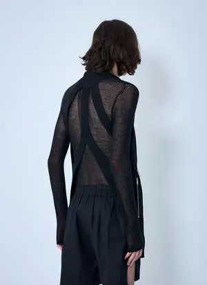 Rick Owens Asymmetrical Zip Detail Vest