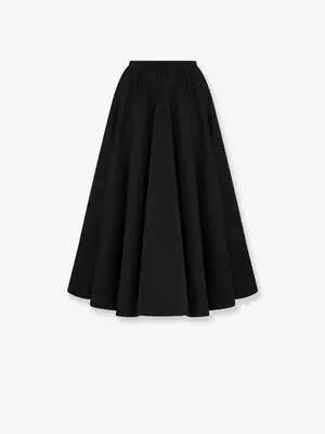 Dior Flared Silk Midi Skirt