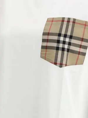 Burberry Archive Check Pocket T-shirt - White