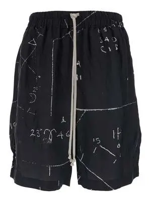 Rick Owens High Rise Shorts For Men