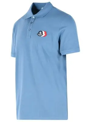 Moncler Polo Shirt In Light Cotton