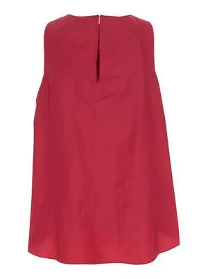 P.a.r.o.s.h Sleeveless Ruffle Blouse