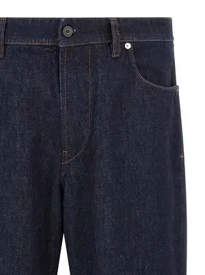 Stone Island Indigo Denim-rinsed Straight Leg Jeans