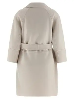 Max Mara Arona' Pure Wool Coat - Cream