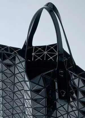 Issey Miyake Geometric Paneled Tote Bag - Black