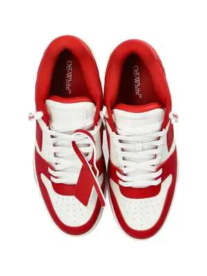 Off-White Out Of Office" Sneakers With Arrow Motif - Red