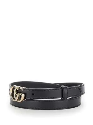 Gucci Double G Buckle Leather Belt - Multicolor