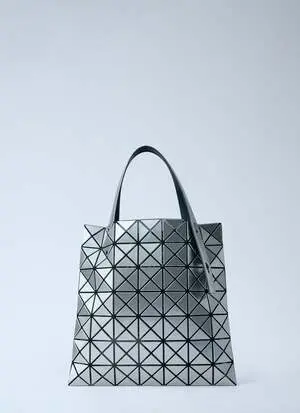 Issey Miyake Geometric Paneled Tote Bag - Gray
