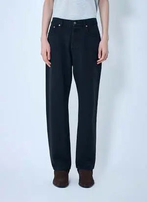 Saint Laurent Loose Straight Denim Pants