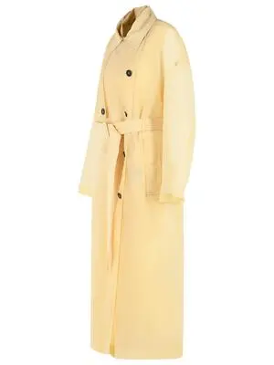 Sportmax Fata" Trench Coat - Cream