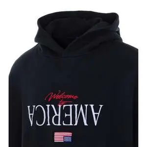 WILLY CHAVARRIA Welcome To America Hoodie - Black