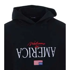 WILLY CHAVARRIA Welcome To America Hoodie - Black