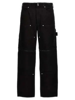 Givenchy Zip Off Carpenter Jeans - Black