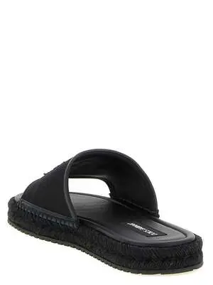 Dolce & Gabbana Cross-stitch Espadrille Sandals