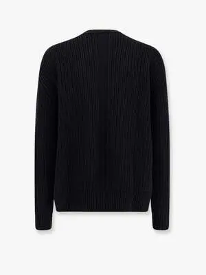 Rick Owens Fisherman Round Neck Virgin Wool Sweater