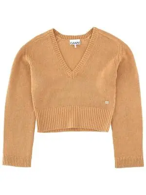 GANNI Wool Jersey Sweater