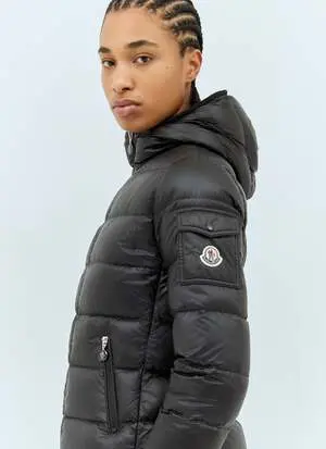 Moncler Gles Hooded Down Jacket - Black