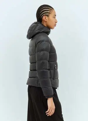 Moncler Gles Hooded Down Jacket - Black
