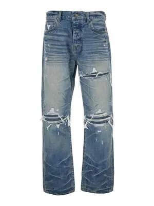 Amiri Raw Edge Hem Bottoms For Men