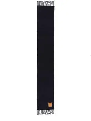 GANNI Wool Scarf - Blue
