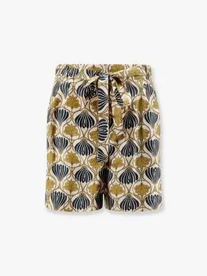 Max Mara Metello Silk Shorts - Multicolor