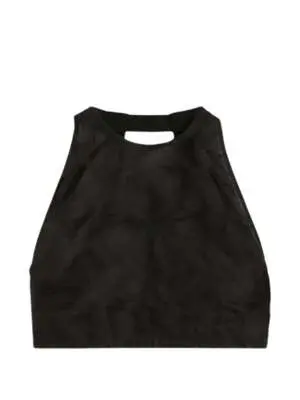 Max Mara Mxsfumetto Crop Top - Black
