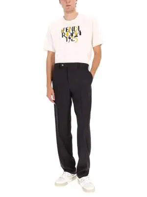 Fendi T-shirt With Print - Multicolor