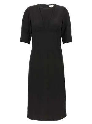 Sportmax Sele Viscose Crewneck Dress - Black