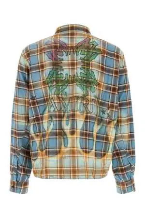 Amiri Embroidered Flannel Shirt