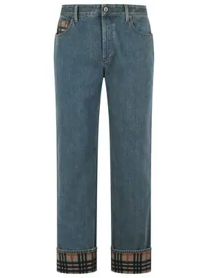 Burberry Dexter Light Cotton Jeans - Blue