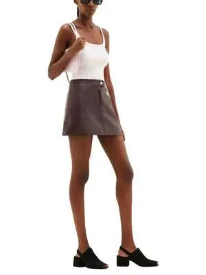 COURREGES Ribbed Knit Top With Logo Appliqu - Multicolor