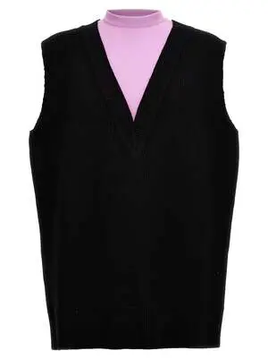 JIL SANDER Knit Vest - Multicolor