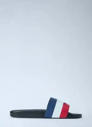 Moncler Basile Striped Slide Sandals