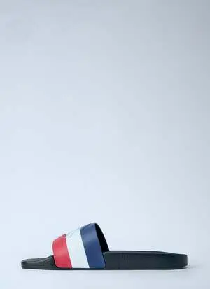 Moncler Basile Striped Slide Sandals
