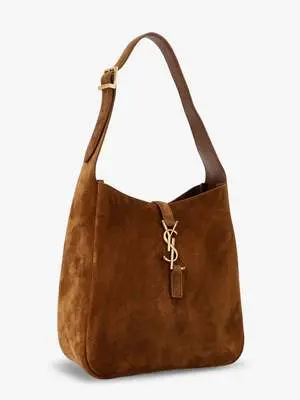 Saint Laurent Le 5 À 7 Suede Shoulder Bag - Multicolor