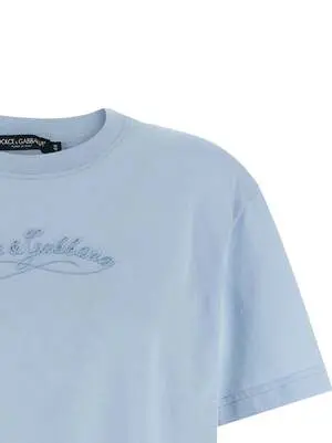 Dolce & Gabbana Embroidered Cotton T-shirt