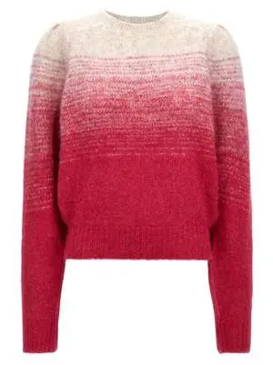 Isabel Marant Étoile Peytona' Ombre Alpaca Blend Crew Neck Sweater - Pink