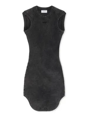 Off-White Off Stamp Mini Dress - Gray