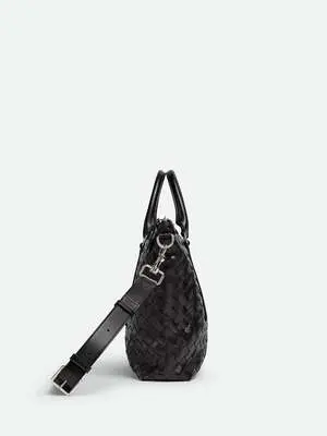 Bottega Veneta Intrecciato Soft Briefcase - Black
