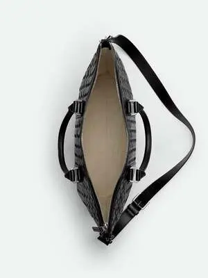 Bottega Veneta Intrecciato Soft Briefcase - Black