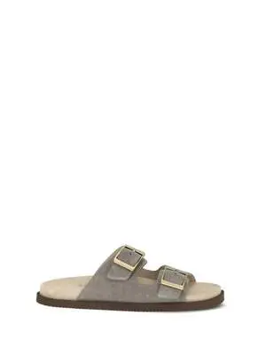 Brunello Cucinelli Metal Sandals For Men