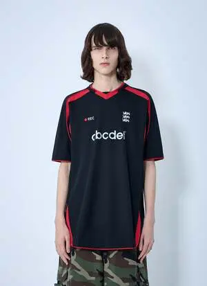Vetements Alphabet Football Jersey T-shirt - Black